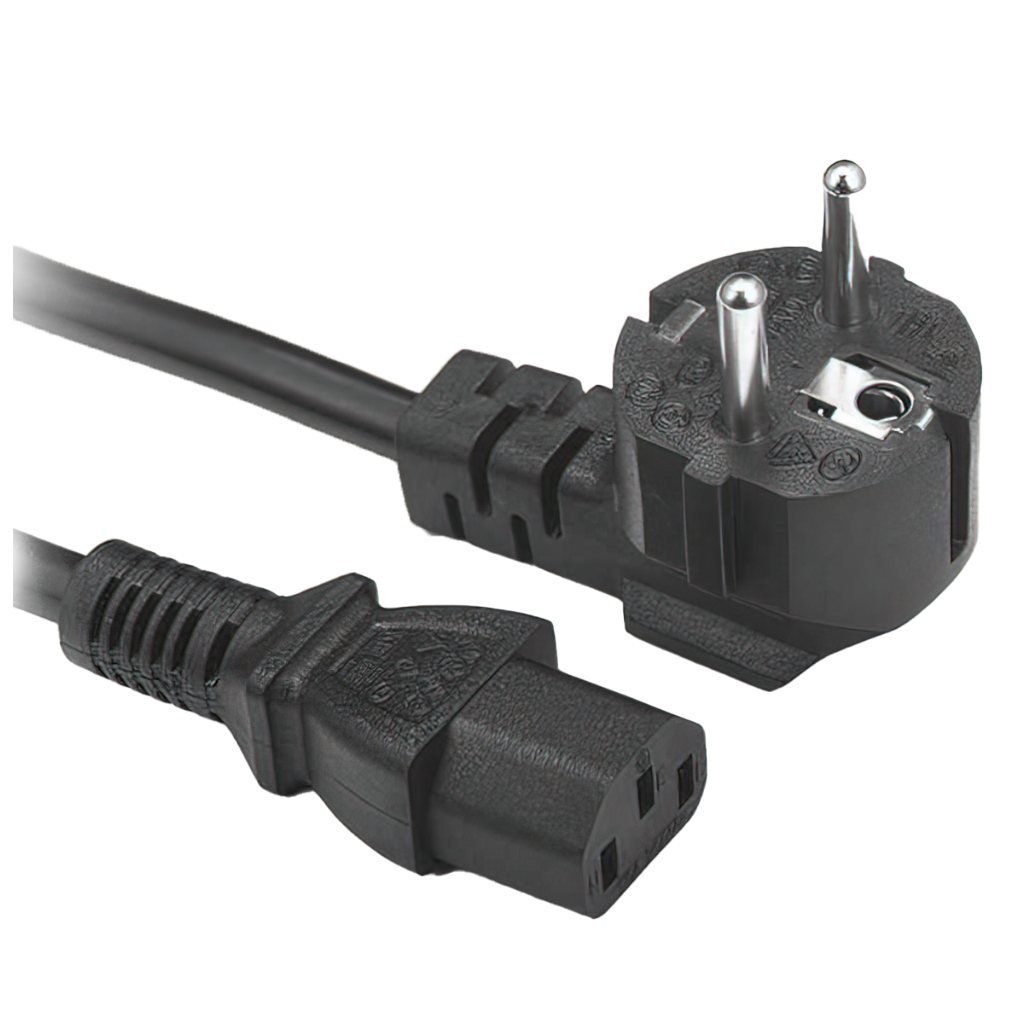 EU plug to PSU's IEC C13 plug, 2m – Oceaneering Products (UK)